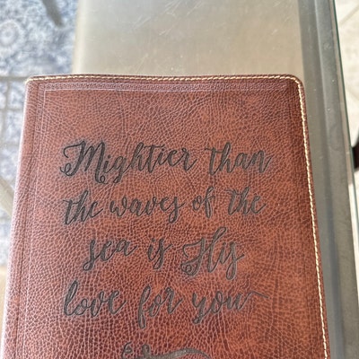 Engraved Bible Personalized Bible Custom Laser Engraved Bible NLT - Etsy