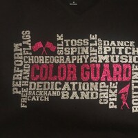 Color Guard Svg - Color Guard Word Art - Svg - Dxf - Eps - Png - Cut ...
