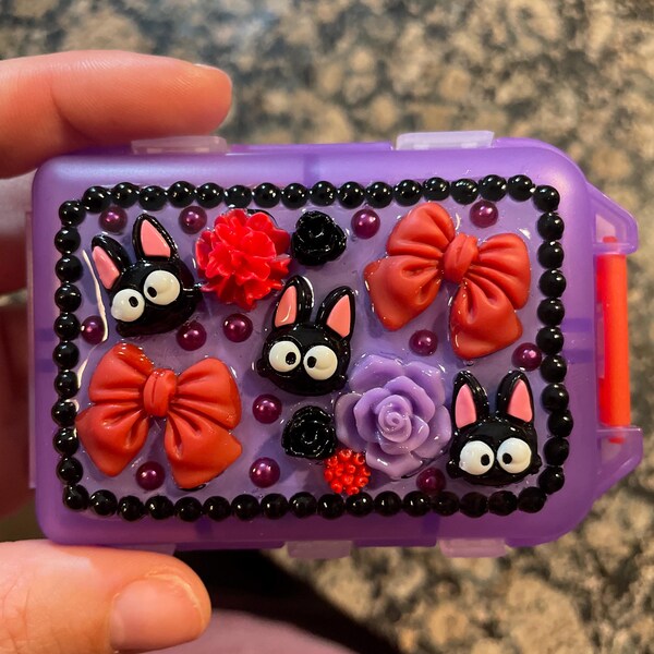 7 Day Pill Organizer 'fairies & Flowers' Cute Pill Box, Weekly Pill ...