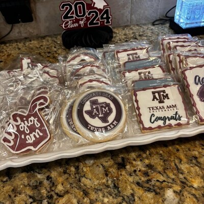 Texas Tech Graduation Cookies - Etsy