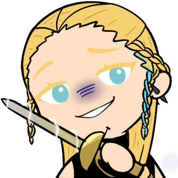 Angy Kitty | Orange and White | Twitch Emote - Etsy