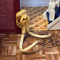 Human Skeleton HO Scale 1:87 Miniature for Horror Diorama, Dollhouse ...
