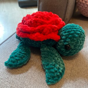 Rose Turtle Crochet Pattern PDF Download, Beginner Friendly Amigurumi ...