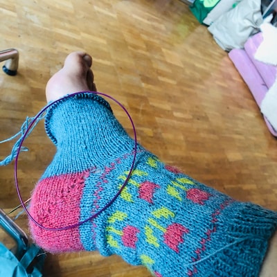 DIGITAL ITEM Rad Radish Socks Knitting Instructions - Etsy