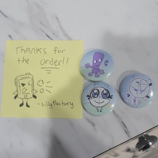 ANIMATIC BATTLE PINS (object Show/osc) - Etsy