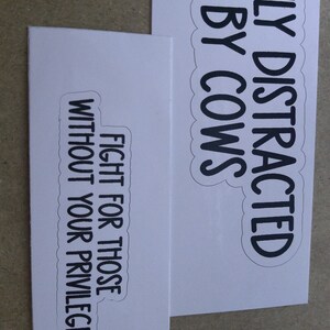 Fight for Those Without Your Privilege Stickers, Equal Rights Stickers ...