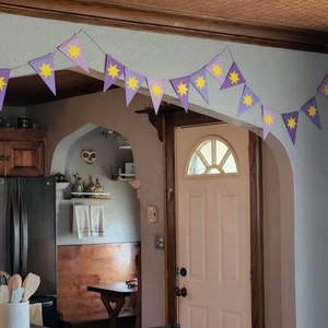 Tangled Flag Banner Custom Cut Customizable Sizes and Colors - Etsy
