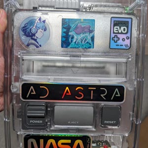 Meteorite Fragment Time Capsule Men's Stainless Steel Space Keychain ...