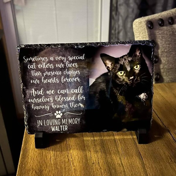 Pet Memorial, Photo Slate, in Loving Memory, Man's Best Friend, Loss of ...