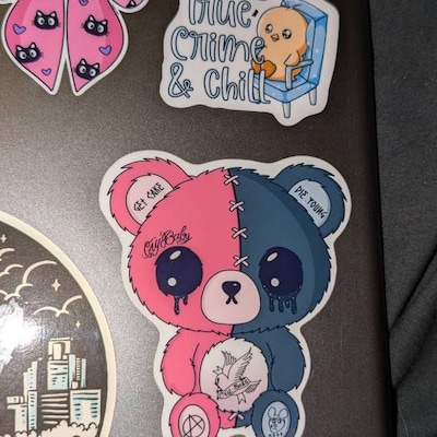 Stay Weird Sticker, Heart Sticker, Laptop Sticker, Weird Stickers ...