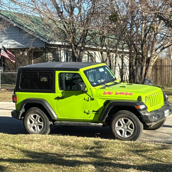 20" X 3.5" Pair of Custom Two Colors Hood Vinyl Decals High-quality ...