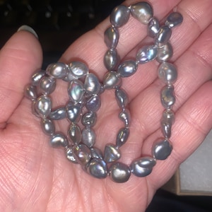 Double Shiny Cream Side Stacked Chinese Freshwater Rice Krispy Pearls 3 ...