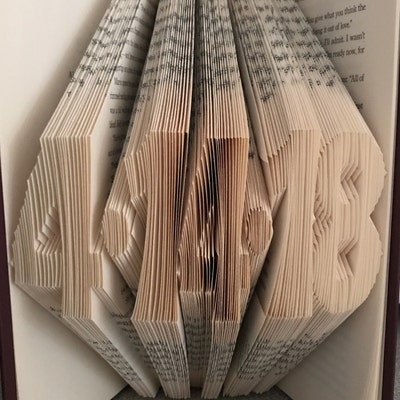 Personalized Anniversary Date Book, Folded Book, Traditional First ...