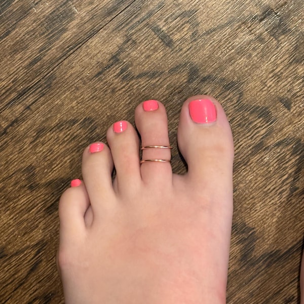 Big Toe Rings • Big Toe Ring • Sized • Pick One Style • Minimalist Ring ...