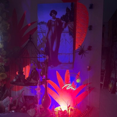 Fluorescent UV Acrylic Coaster Set-vaporwave City Retro - Etsy