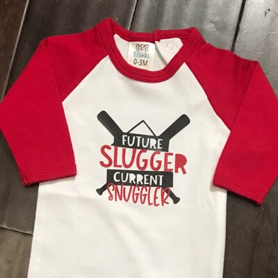 Future Slugger Current Snuggler Baseball SVG Cut (Download Now) - Etsy
