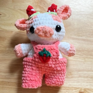 10-in-1 Fruit Cows Crochet Pattern Bundle amigurumi Highland Cow ...