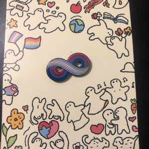 Aroace Rainbow Pin Aro Pride Accessory Badge Aromantic | Etsy