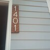 House Numbers, Address Sign, Vertical Outside Sign, Custom Address ...