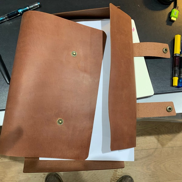 Personalized Leather Folder, Leather Document Holder, Folder Case ...