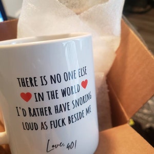 Personalized Boyfriend Gifts for Husband Mug Anniversary Gifts for Him ...