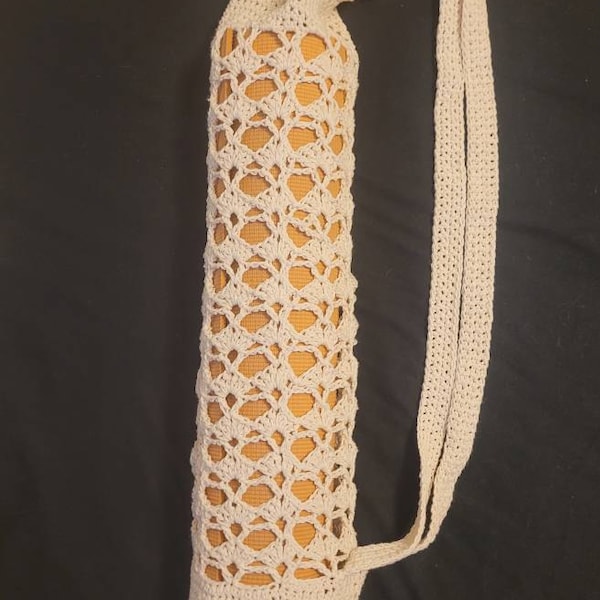 CROCHET PATTERN Yoga Mat Bag | Ananda Yoga Mat Tote Carrier | Eco ...