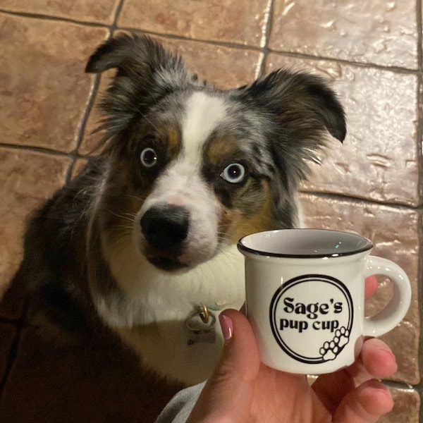 Reusable Pup Cup Custom Puppuccino Mug Dog Mom Gift 2oz Personalized ...