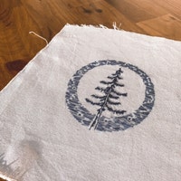 MOONLIGHT PINE - Pdf Embroidery Pattern, Embroidery Hoop Art, Hand Embroidery, Blue Moon, Full ...