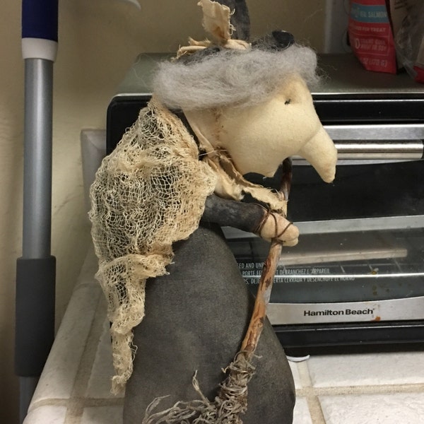 Primitive Witch Pattern/primitive Halloween/halloween Doll/primitive ...