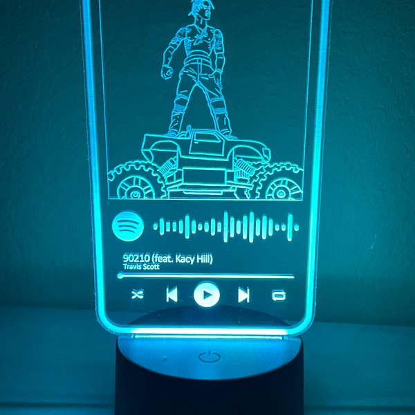 Custom LED Acrylic Light | LED Sign | LED Lamp | Drawing From Photo - Etsy