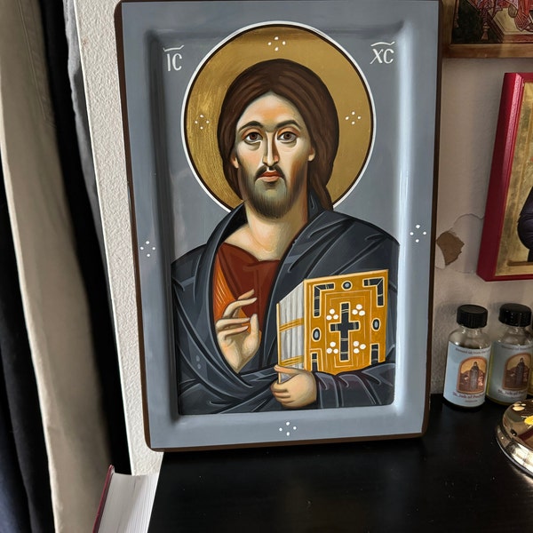 Icon of the Archangel Michael at the Second Coming of Christ,byzantine ...