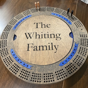 4-person Cribbage Board - Etsy