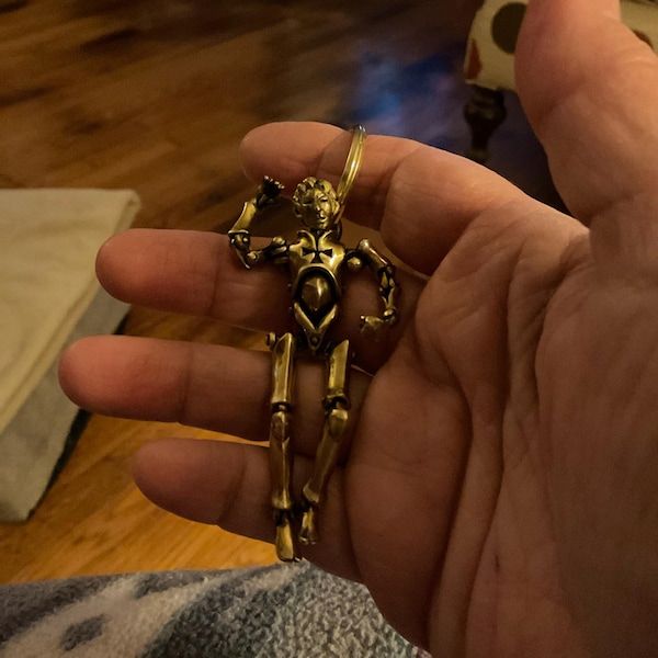 Movable Good Person Keyring Ver.1.5,movable Joints,keyholder,gift ...