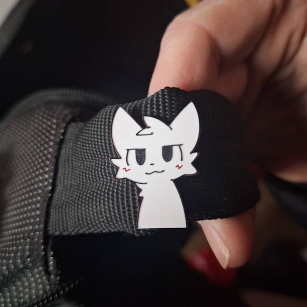 Boykisser Pin 3D Printed Coated 35mm, Cute Furry LGBTQ+ Accessory, Backpack Pin, Fursuit Badge ...