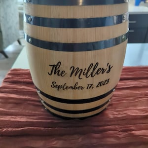 10 Liter Barrel for Wedding Centerpieces and Cards, Event Decor ...