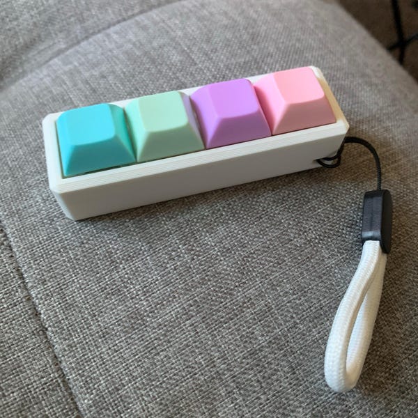 Mechanical Switch Clicky Fidget White Th W/ Strap Keyboard Switch, ASMR ...