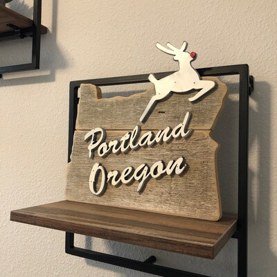 Portland Oregon Sign, Portland Oregon Old Town Sign, White Stag Sign ...