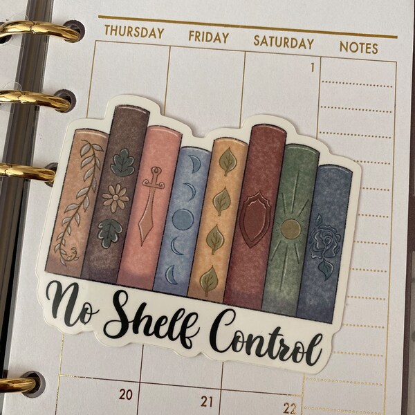 No Shelf Control Sticker | Reading Sticker | Waterproof Sticker | UV ...