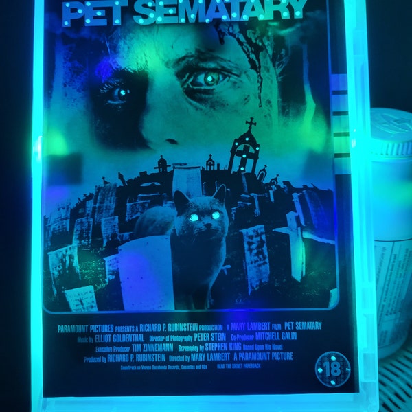 Upcycled DVD Case-lamp-desk Lamp-night Light-salems Lot-horror Decor ...