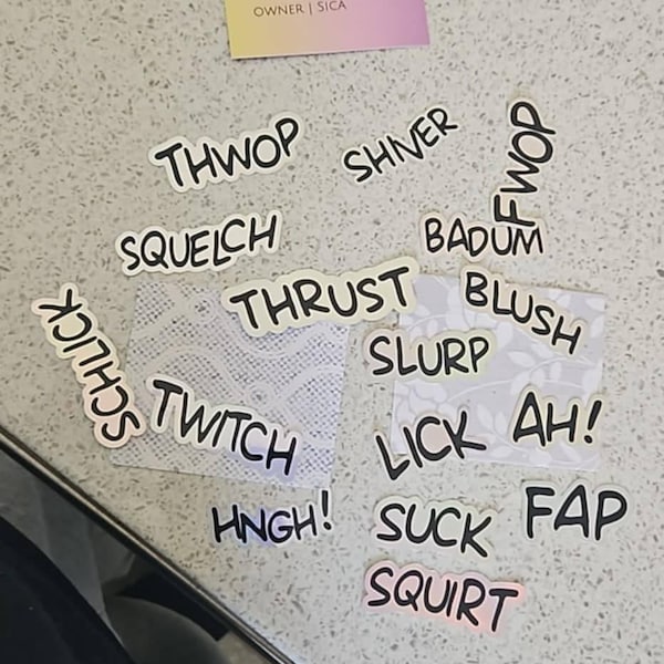Yaoi/bl Stickers, SFX Stickers, SMUT Stickers - Etsy