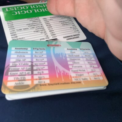 Xray Technique Card Xray Mas and Kvp Chart Radiology Technique Chart ...