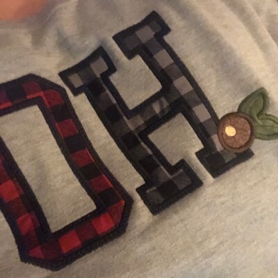 OHIO Buckeye Applique Design Set Straight Ohio State Applique Design Buckeye Family Applique ...