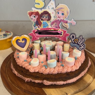 3D handmade Bestie Cake Topper and 2 Mini Topper / Cupcake Topper ...