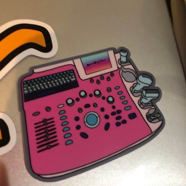 Ultrasound Machine Sticker-sonography-sonographer Student-sonography ...