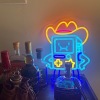 Adventure Time BMO Neon Sign, Led Sign for Nintendo Game Decor, BMO ...