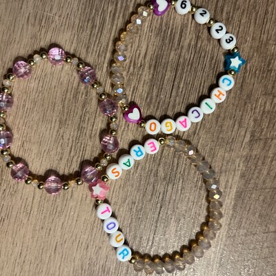 Swiftie Merch Bracelets, Eras Tour Bracelet, Taylor Swift Concert ...