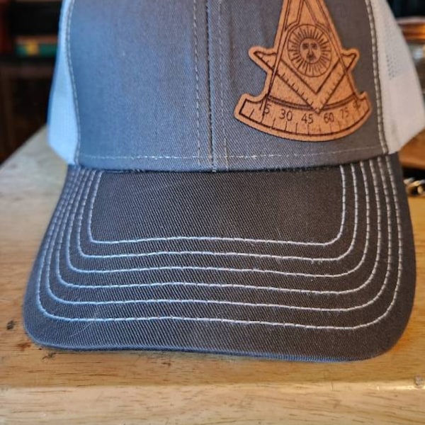 Masonic Freemasonry - Set of 3 Wood and Leather Bookmarks - Custom ...