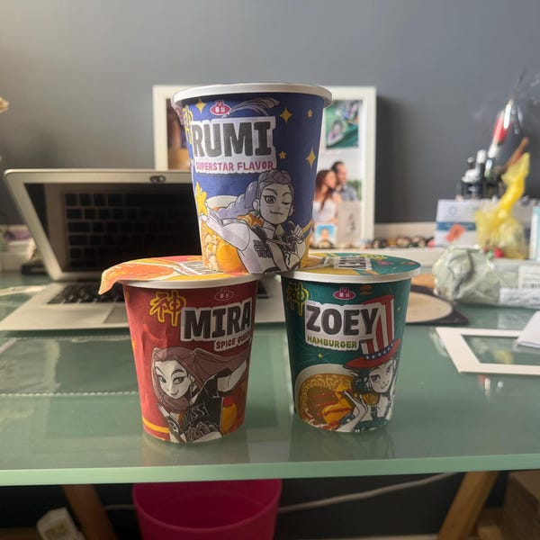 DYI Custom K Pop Demon Hunters Cake Topper | K Pop Demon Hunter ...