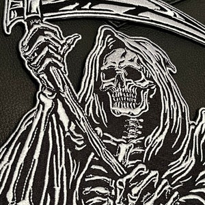 REAPER Large Back Patch for Custom Biker Vest - Etsy