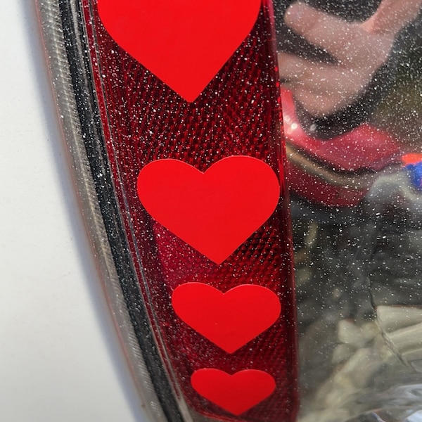 18 Assorted Whole Hearts Headlight Taillight Decals 2 Sticker Sheets ...